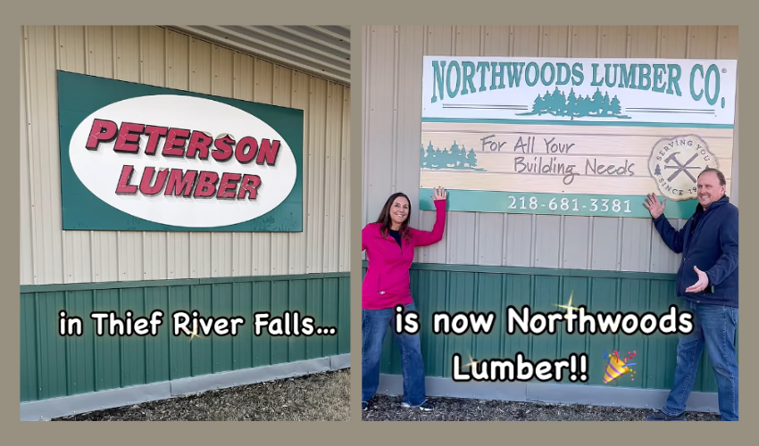 Northwoods Lumber Acquires Peterson Lumber of Thief River Falls, MN